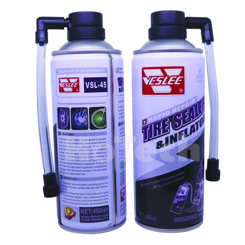 VESLEE Tyre Inflator & Sealer 450ml – HoTech